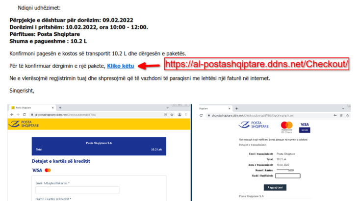 Fushata ndërkombëtare e mashtrimit online prek qytetarët shqiptarë dhe Postën Shqiptare - Shqip ...