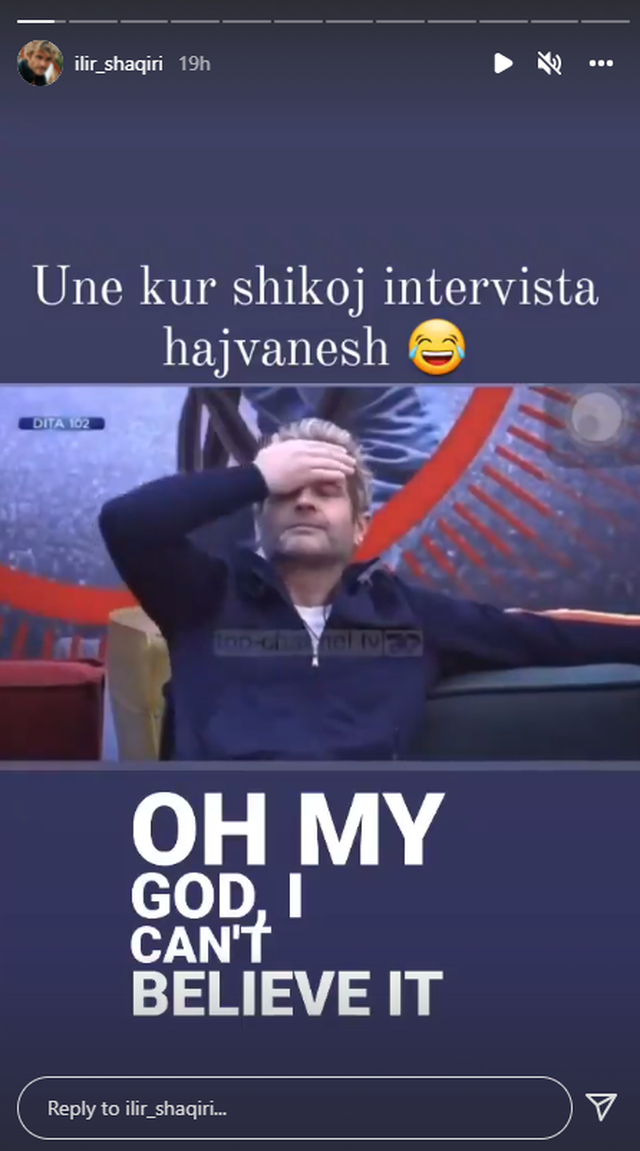“Unë kur shikoj intervista hajvanësh”, me kë po ironizon Iliri - Shqip ...